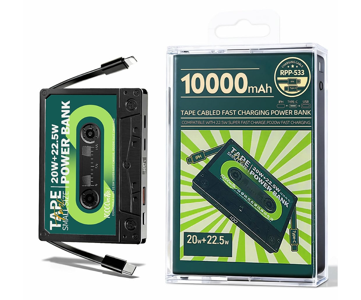 This Power Bank Looks Like an Retro Cassette Tape