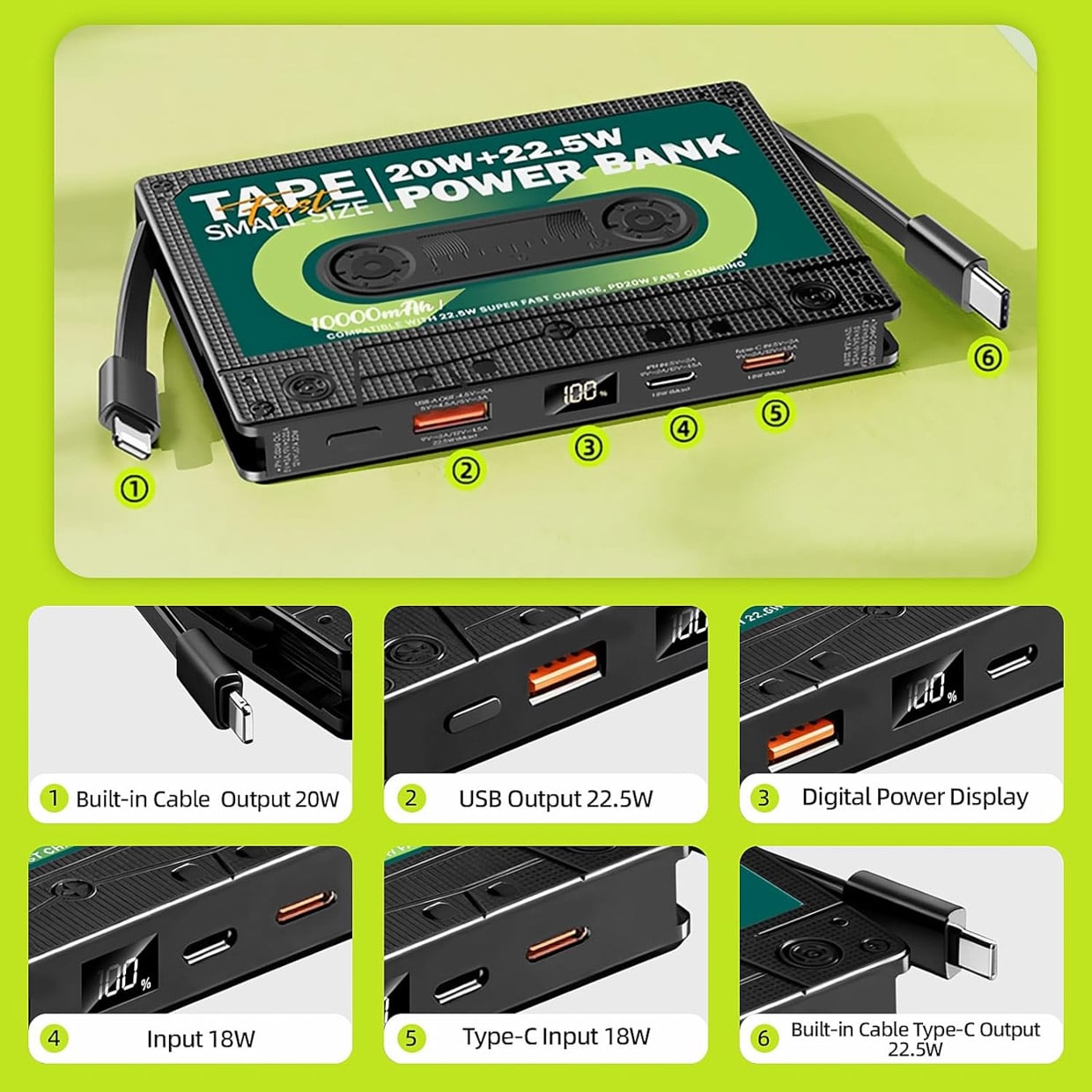 This Power Bank Looks Like an Retro Cassette Tape