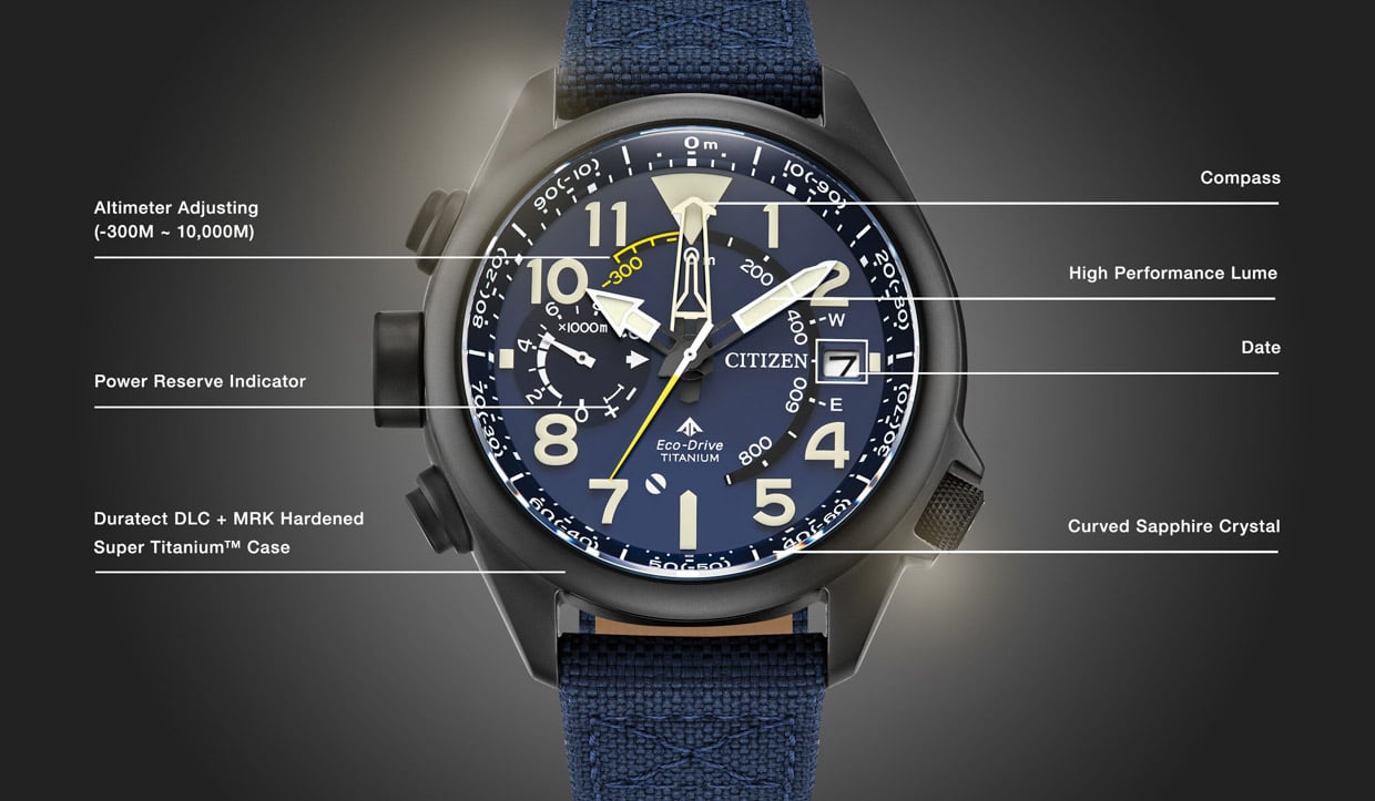 Citizen Promaster Altichron Super Titanium Watch Checks Your Altitude ...