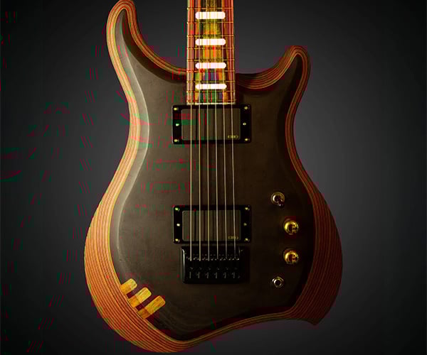 Making a Guitar from 500 Sheets of Construction Paper