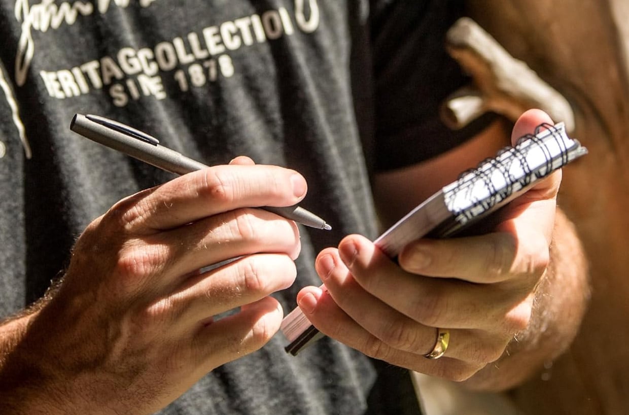 Fisher Cap-O-Matic Space Pen Writes Anywhere