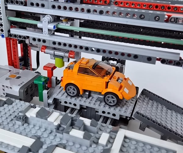A Fully-Automated LEGO Car Factory