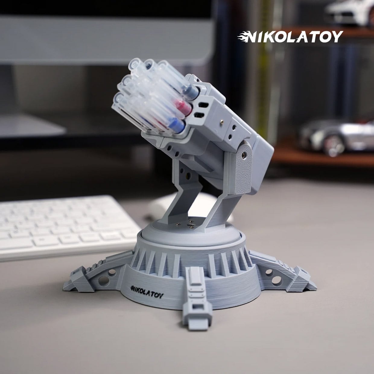 This Pen Caddy Looks Like a Ground-to-Air Missile Defense Turret