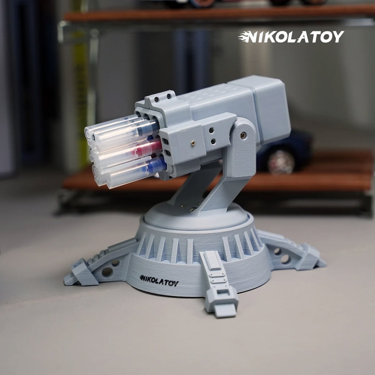 This Pen Caddy Looks Like a Ground-to-Air Missile Defense Turret