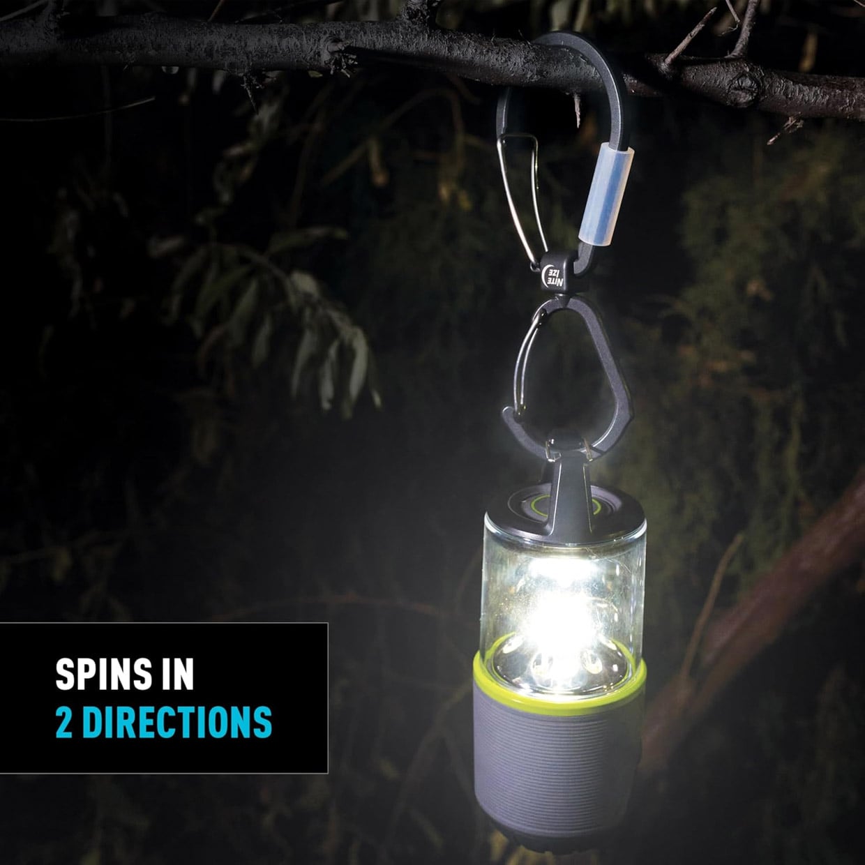 Nite Ize Dual Carabiner Clip Has a 360° Swivel and Folding Design