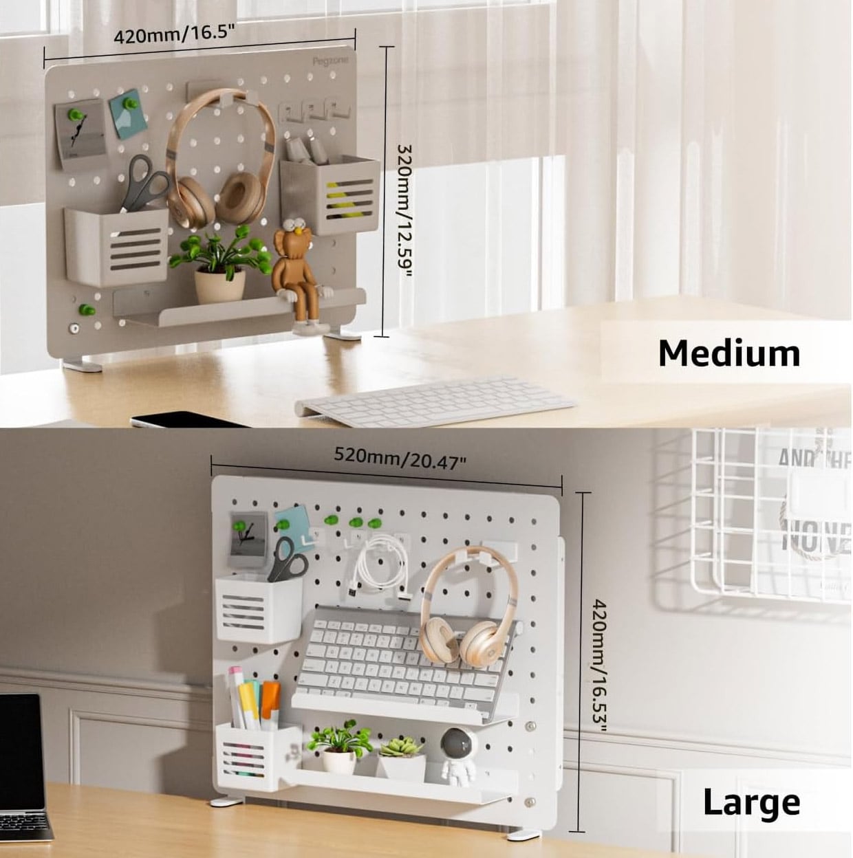 Pegzone's Clamp-On Desk Panel Instantly Adds More Workspace