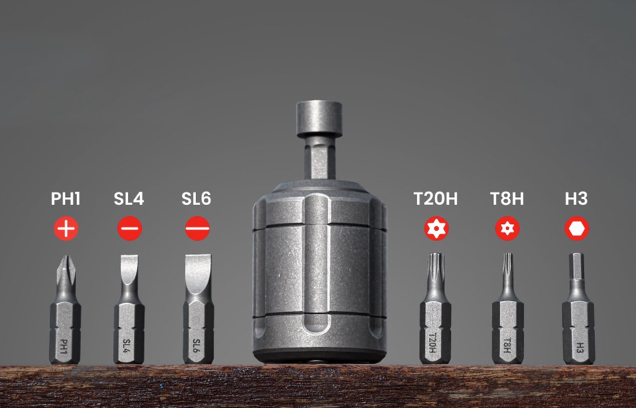 The Revolver S Is a Six-Shooter Screwdriver for Your Tool Kit
