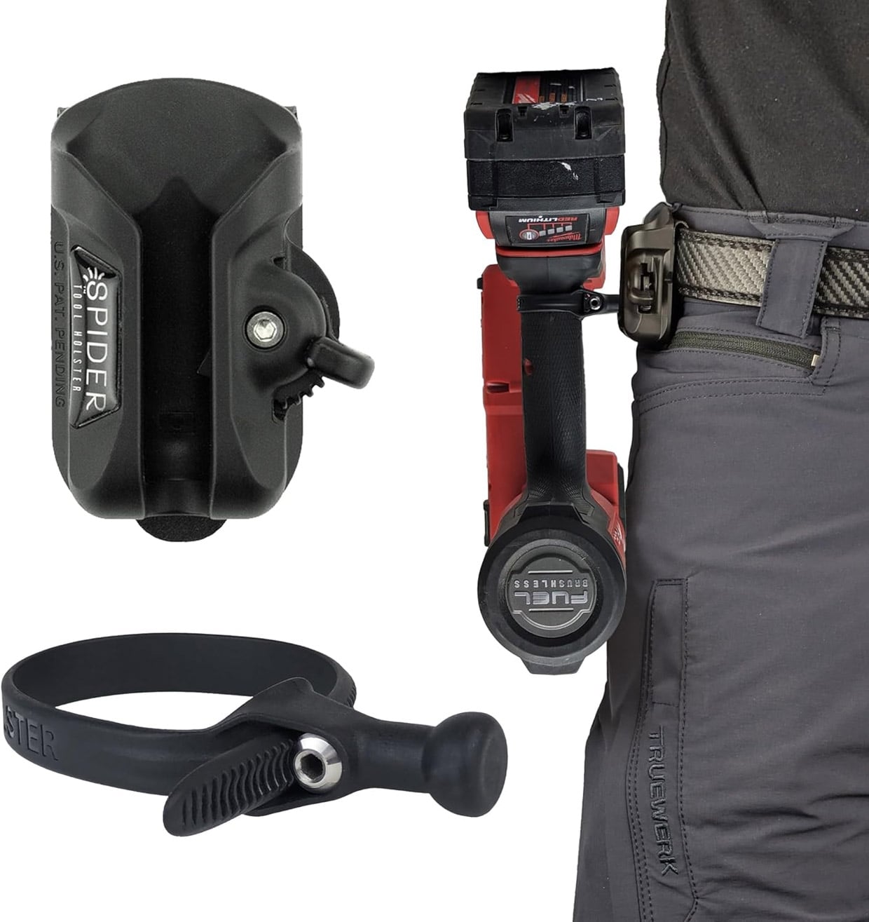 Spider’s Clip-On Tool Holster Keeps Your Power Tools Right at Your Side