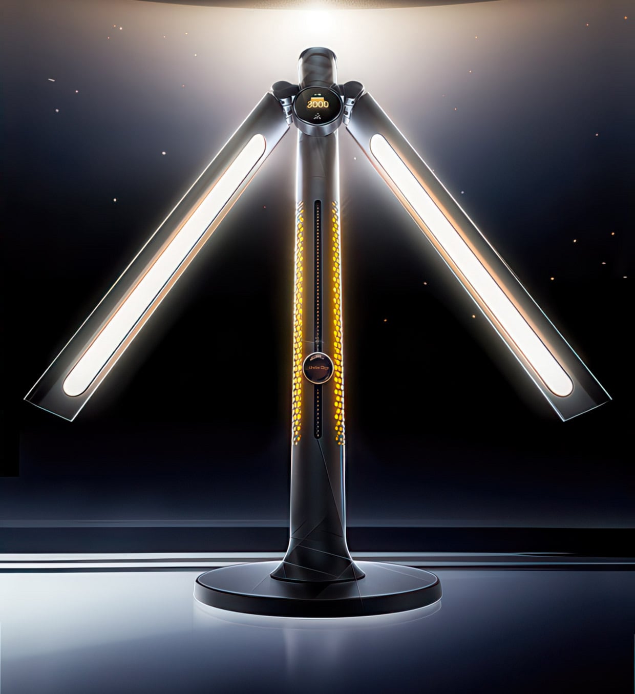 The Under Sky Desk Lamp Unfolds Like a Satellite