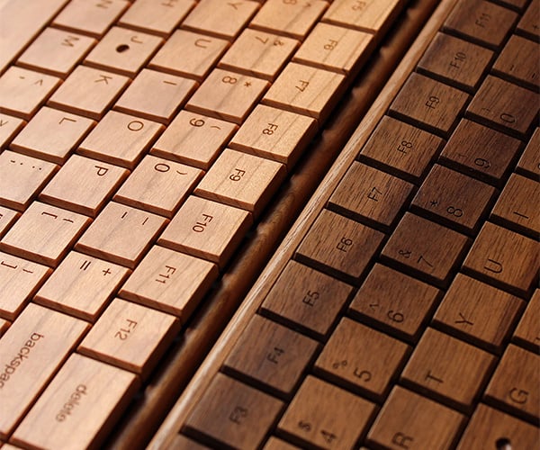 This Japanese Workshop Turns Solid Wood Into Luxury Keyboards