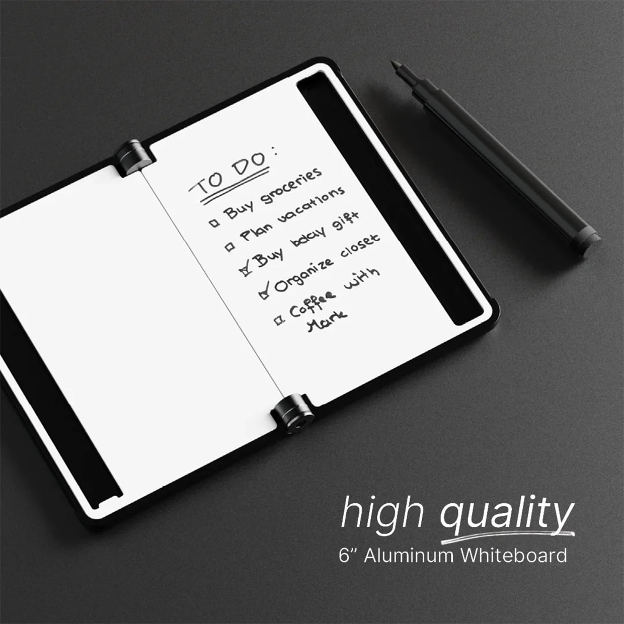 This Minimal Wallet Unfolds Into a Tiny Whiteboard