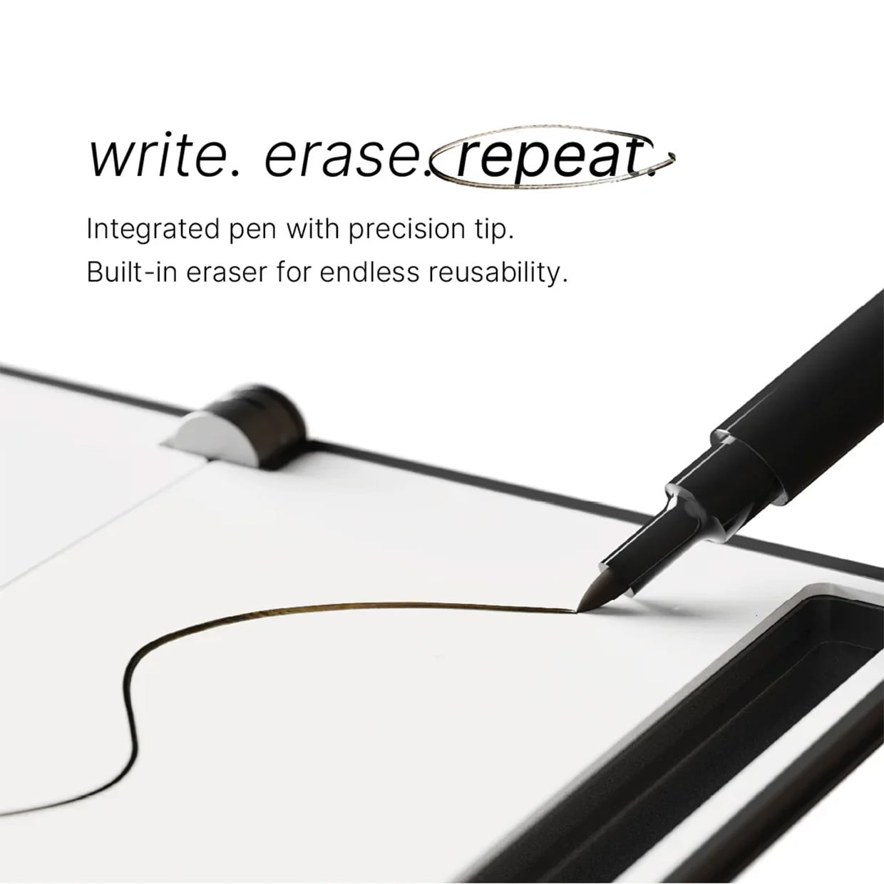This Minimal Wallet Unfolds Into a Tiny Whiteboard
