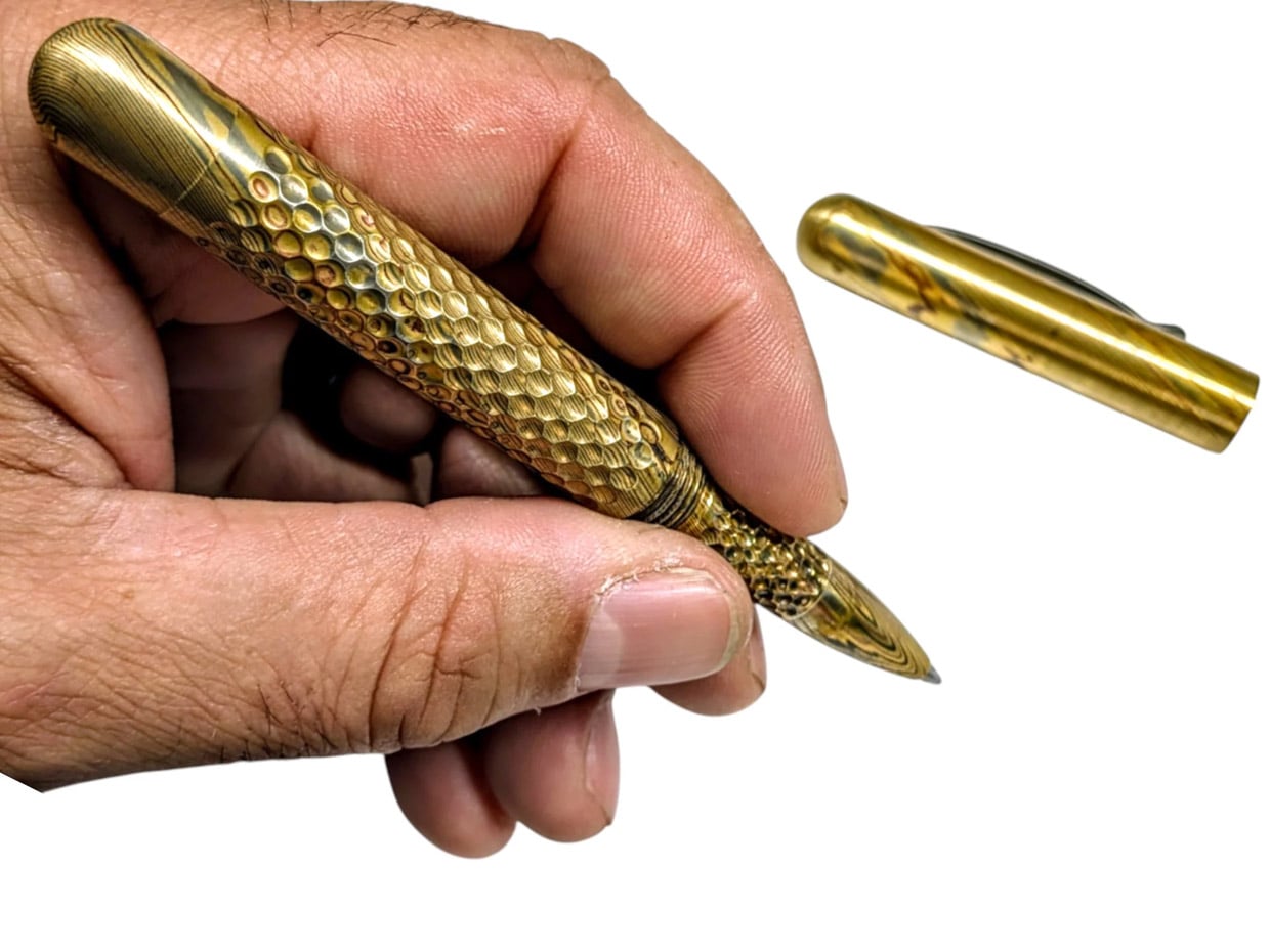 This Unique Pen Was Made Using an Ancient Samurai Sword Technique