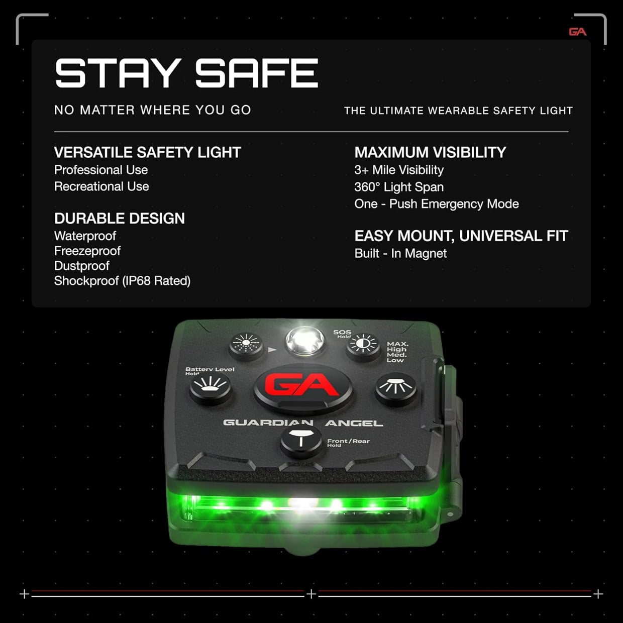 Guardian Angel Micro Series Safety Beacon