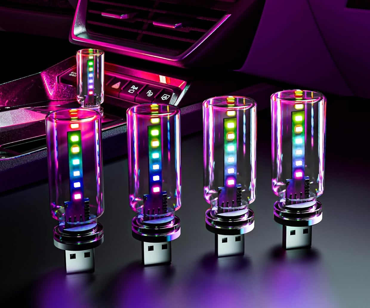 These USB Tube Lights Turn Any Port into a Mood Light