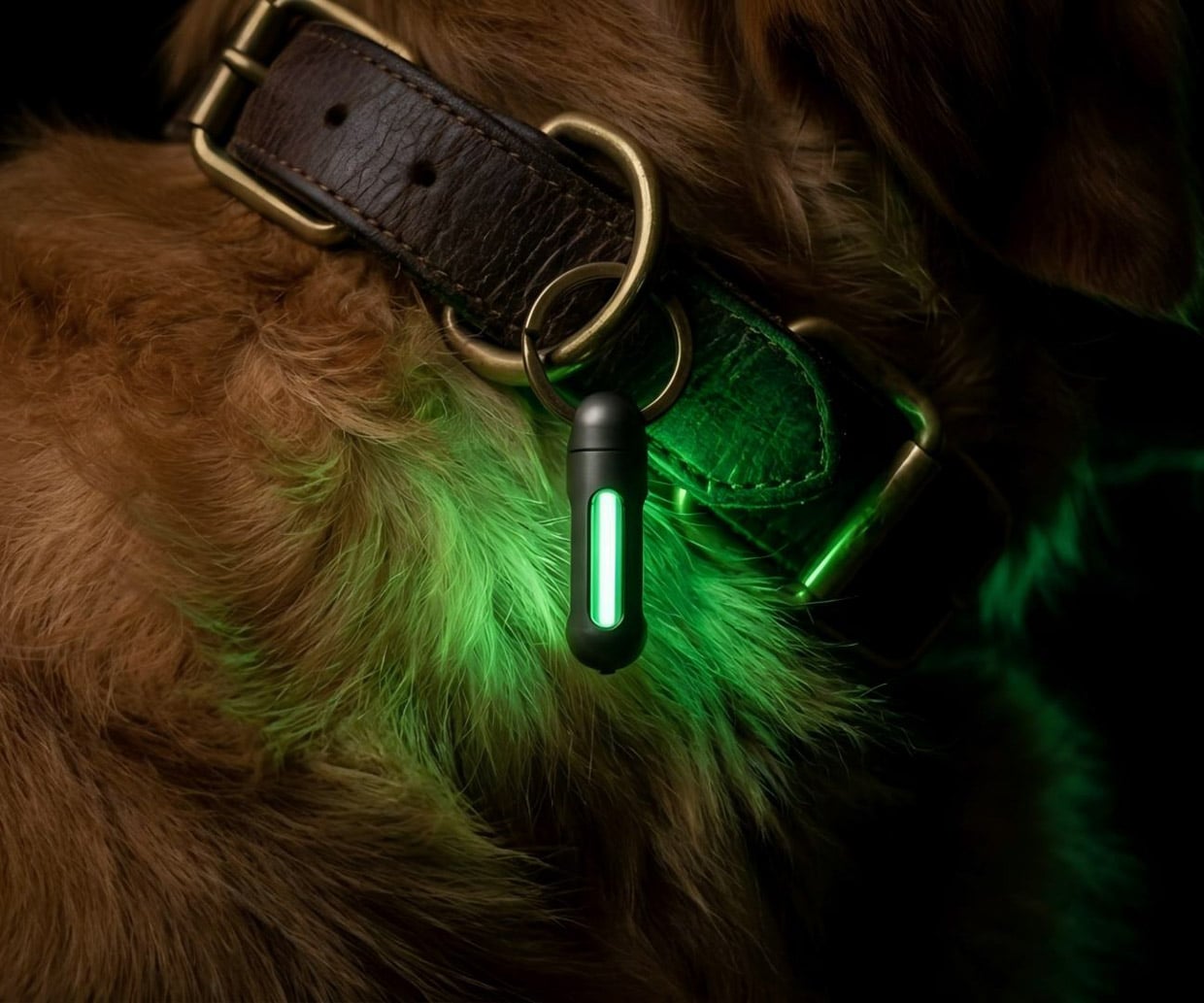 This Titanium Capsule for Keys, Pets, and Packs Glows for Years